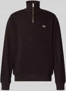 Lacoste Regular Fit Troyer aus reiner Baumwolle