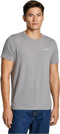 Pepe Jeans London Original Basic 3N T-Shirt f&uuml;r Herren, Grau (Industrial Grey), Gr&ouml;&szlig;e S, Grau (Industriegrau), S