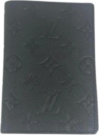 Louis Vuitton unisex, Pre-owned, Noir, Taille: ONE Size Portefeuille Pre-owned