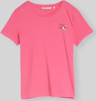 Tom Tailor Denim Regular Fit T-Shirt aus reiner Baumwolle mit Motiv-Print