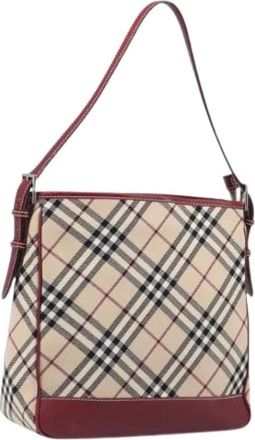 Burberry Sac bandouli&egrave;re Pre-owned en toile - Femme - Pre-owned - Beige - Taille: ONE Size