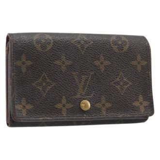 Louis Vuitton Portefeuille en toile Monogram Pre-owned - Femme - Pre-owned - Brun - Taille: ONE Size