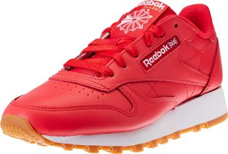 Reebok Unisex Classic Leather Sneaker, Reefresh Vector Red/White/Gum, 8.5 US Men