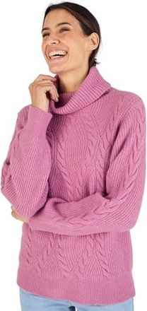 Damart Pull col roul&eacute; torsad&eacute; Thermolactyl Femme Violet Taille 42/44