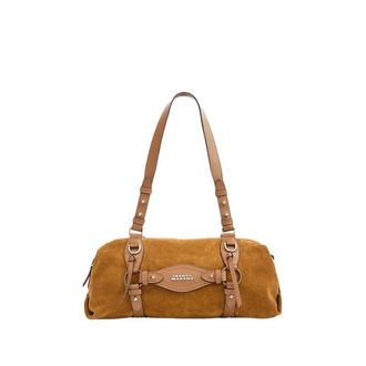Isabel Marant Sac bowling Tilpa Mini en veau velours et cuir
