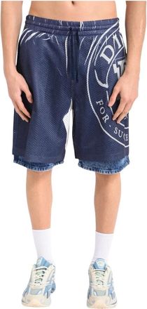 Diesel Homme, Sport, Bleu, Taille: XL Training Shorts
