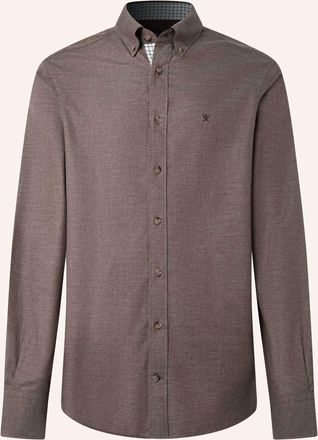 Hackett Freizeithemd Flannel Multi Trim beige