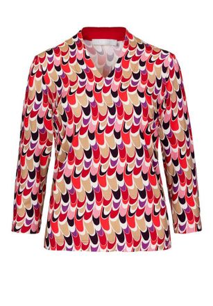 bianca Print-Shirt MALVE mit angesagtem Allover-Druck in Trendfarben