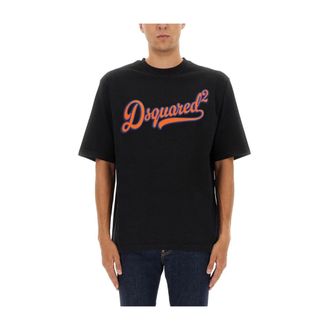 Dsquared2 Herren, Oberteile, Schwarzk, XLGr&ouml;&szlig;e