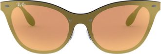 Ray-Ban Femme, Accessoires, Multicolore, Taille: ONE Size Blaze Cat Eye Lunettes de soleil