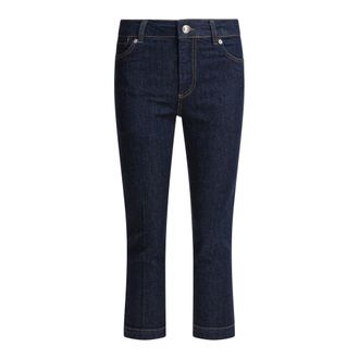 Sportmax Femme, Jeans, Bleu, Taille: W27 Jeans Femme en Denim Bleu Élégant
