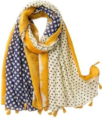 Generic &Eacute;charpe ch&acirc;le en viscose florale 180 cm pour hijab musulman, grande taille, bandeau tendance pour femme, quatre saisons, Coloris 29, taille unique