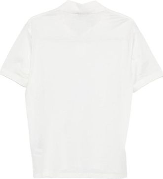 Emporio Armani Cotton Blend Polo - White