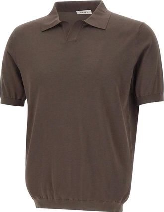 KANGRA Homme, Tops, Brun, Taille: M Polo Manches Courtes