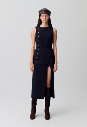 Claudie Pierlot Robe longue noire
