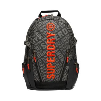 Superdry Tarp AOP Rucksack - - Bags - Damen - Schwarzk - ONE SIZE