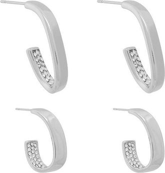 Guess Ohrringe JUBE06 434JW Silberfarben