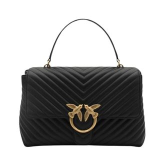 Pinko Pinko, Femme, Sacs, Noir, Taille: ONE Size Love Bag Sac Bandouli&egrave;re Matelass&eacute;