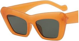 Generic 2025 Designer Triangle Cat Eye Lunettes de soleil rétro Hip Hop pour hommes et femmes dextérieur (couleur : B, taille : 1)