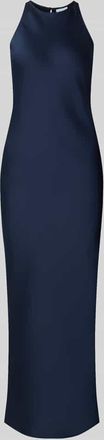 Vila Abendkleid aus Satin mit Rundhalsausschnitt Modell RAVENNA