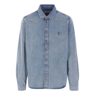 Ami Homme, Chemises, Bleu, Taille: XL Chemise Ami de Coeur