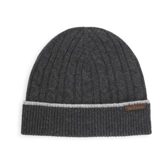 Kiton Homme, Accessoires, Noir, Taille: ONE Size Cable-knit Beanie