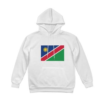 Generic Sweatshirt Namibie Doublure Polaire Namibie Drapeau Lettres Graphiques Pull Col Rond Manches Longues Coupe Ample Sweat V&ecirc;tewoments Plusieurs Couleurs 