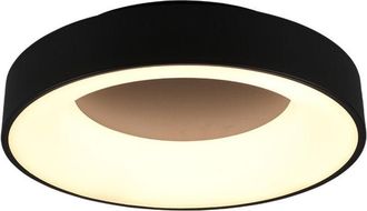 Trio Leuchten Trio Lighting - Plafonnier Led Girona 27w Dimmable Noir &Oslash;45 cm