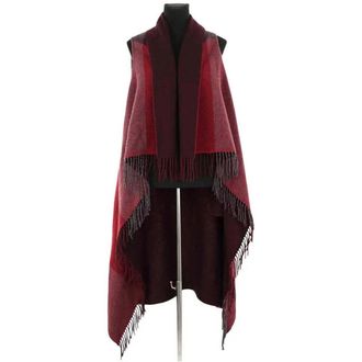 Claudie Pierlot Cape en laine bordeaux
