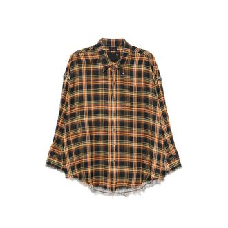 R13 Check-pattern Shirt