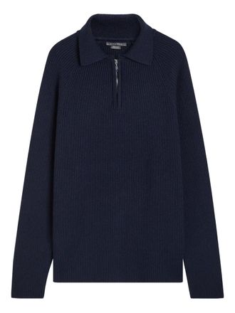 Begg x Co Magnus half-zip sweater - Blau