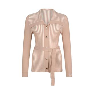 Liu Jo Belted Cardigan - - Knitwear - Damen - Mehrfarbig - L