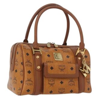 MCM Sac Boston Pre-owned - Femme - Pre-owned - Brun - Taille: ONE Size