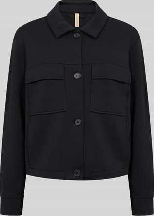 Soyaconcept Regular Fit Cardigan aus Modal-Mix mit klassischem Kragen