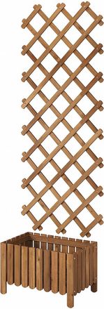 IKEA ASKHOLMEN Blumenkasten mit Spalier/außen