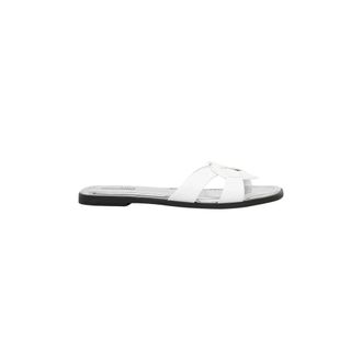 Love Moschino Lederslipper - - Shoes - Damen - Wei&szlig; - 37 EU