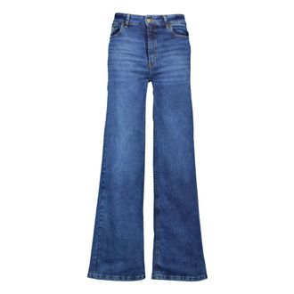Lois Jean Palazzo - Femme - Jeans - Bleu - Taille: W27 L34