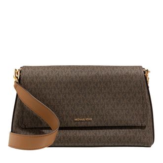 Michael Kors Hobo Bags - Nessa Lg Messenger - Gr. unisize - in Braun - für Damen