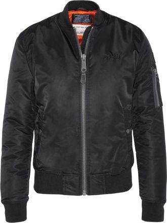 Schott NYC Damen Airforcewrs Bomber Schott Jacke, Schwarz, 36