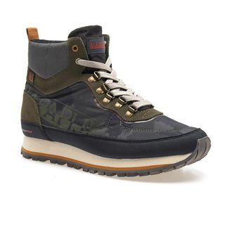 Napapijri Camouflage Outdoor Nylon/Suede - - Shoes - Herren - Gr&uuml;n - 42 EU