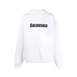 Balenciaga Hoodie - - Sweatshirts & Hoodies - Herren - Wei&szlig; - L