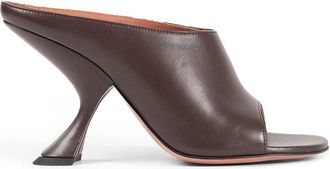 Amina Muaddi Uma Leather Mules