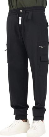 GCDS Gcds, Homme, Pantalons, Noir, Taille: L Pantalone cargo