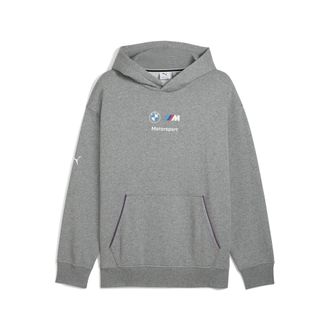 Puma BMW M Motorsport Essentials Fleece Hoodie f&uuml;r Herren, Accessoires, Grau, XXL