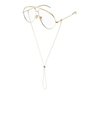Gucci lunettes de soleil &agrave; monture pilote - Or