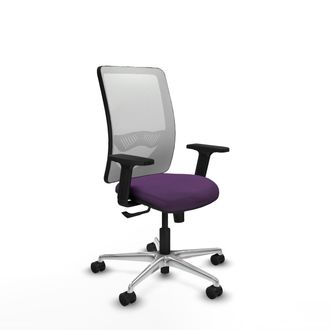 Piqueras y Crespo Zulema Home Office Schreibtischstuhl mit 2D-Armlehnen, h&ouml;henverstellbare Lendenwirbelst&uuml;tze, ausgestattet mit Sincro 3 Positionen und Schneideschaum, 