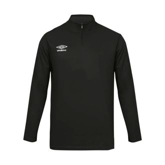 Umbro Homme, Tops, Noir, Taille: S Sweat Teamwear Pers 1/2zp