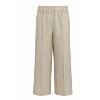 D.exterior Wide Hosen - - Trousers - Damen - Beige - XS