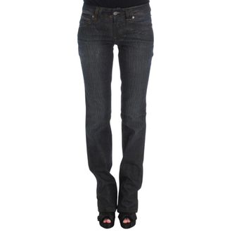 John Galliano Femme, Jeans, Noir, Taille: W26 Jean Bootcut Slim Fit