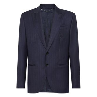 Billionaire Boys Club Homme, Vestes, Bleu, Taille: 4XL Wool Blazer Platinum Cut